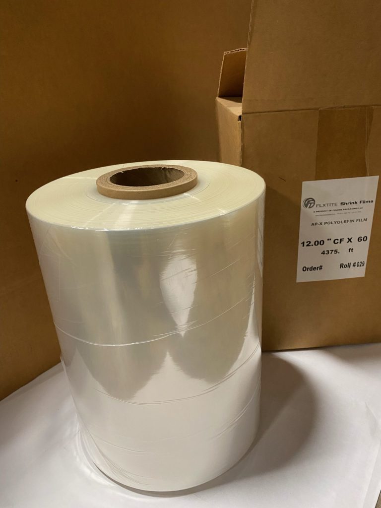 Flxtite 12" x 60 ga. Irradiated Polyolefin APX Shrink Film - onepack.com